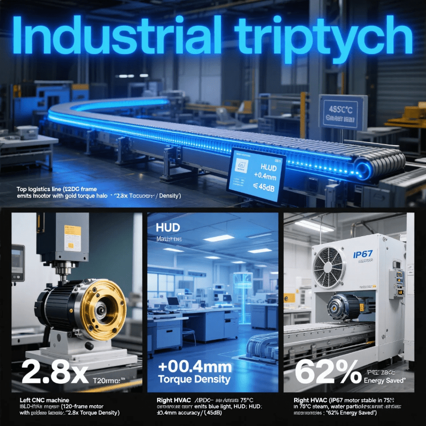 Brushless DC Motors for Industrial Use: Save Energy, Save Costs