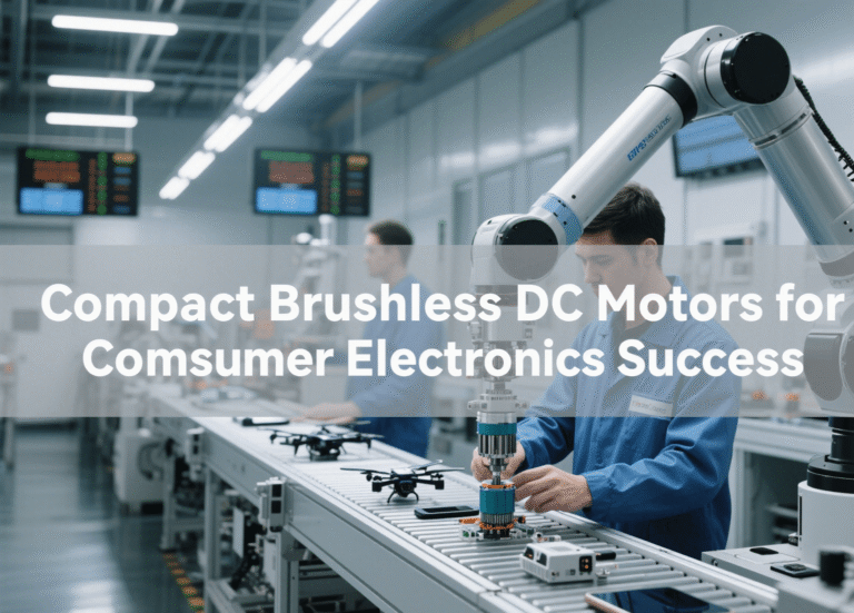 compact brushless DC motor for consumer electronics