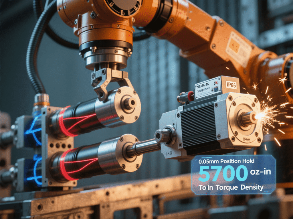 動力機器人技術: High-Torque Stepper Motors for Robotics Applications