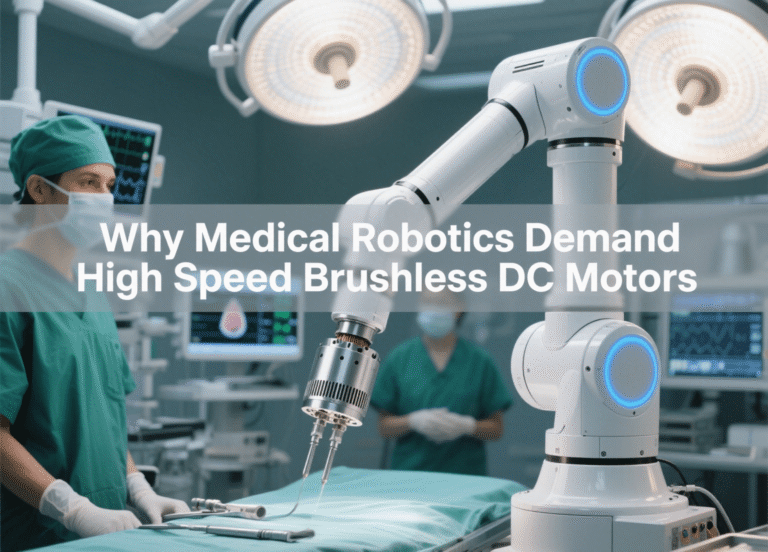 Why Medical Robotics Demand High Speed Brushless DC Motors
