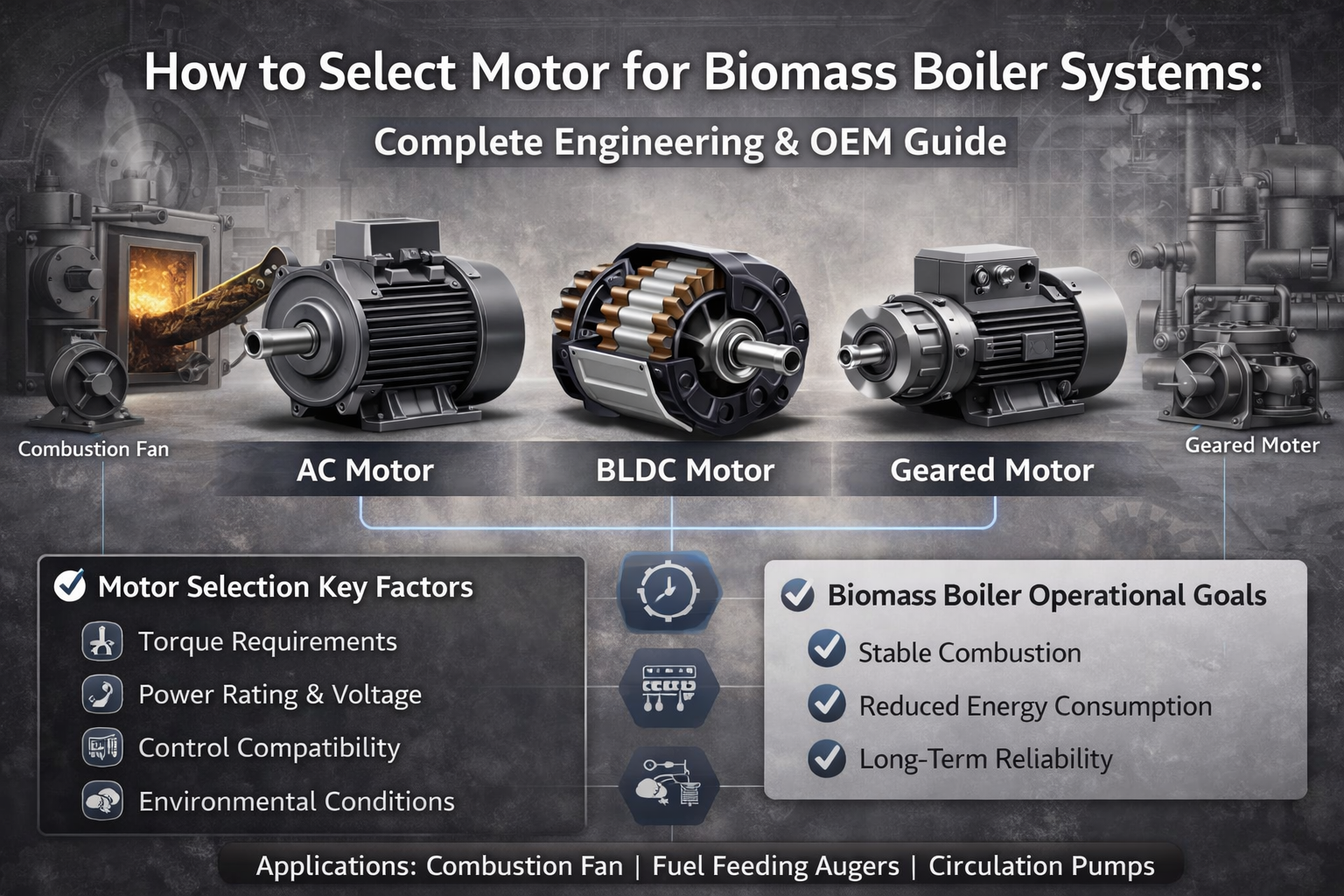How to Select Motor for Biomass Boiler Systems: Complete Engineering ...