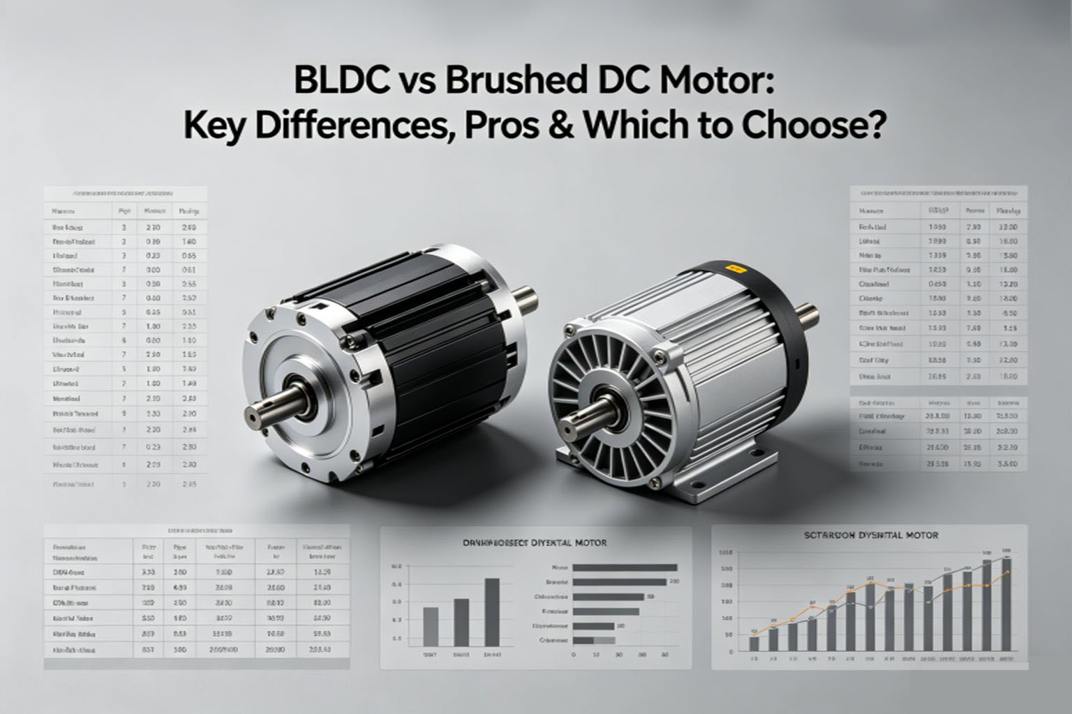 BLDC vs Brushed DC Motor: Key Differences, Pros & Which to Choose?